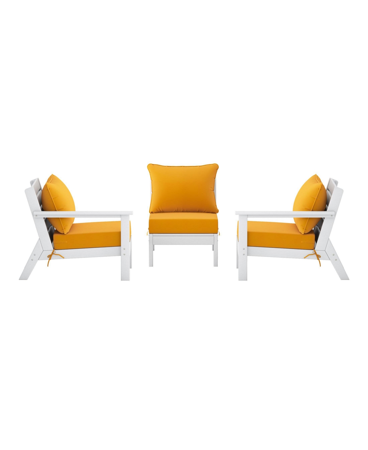 Click here for WestinTrends Outdoor Patio Hdpe White Sectional So... prices