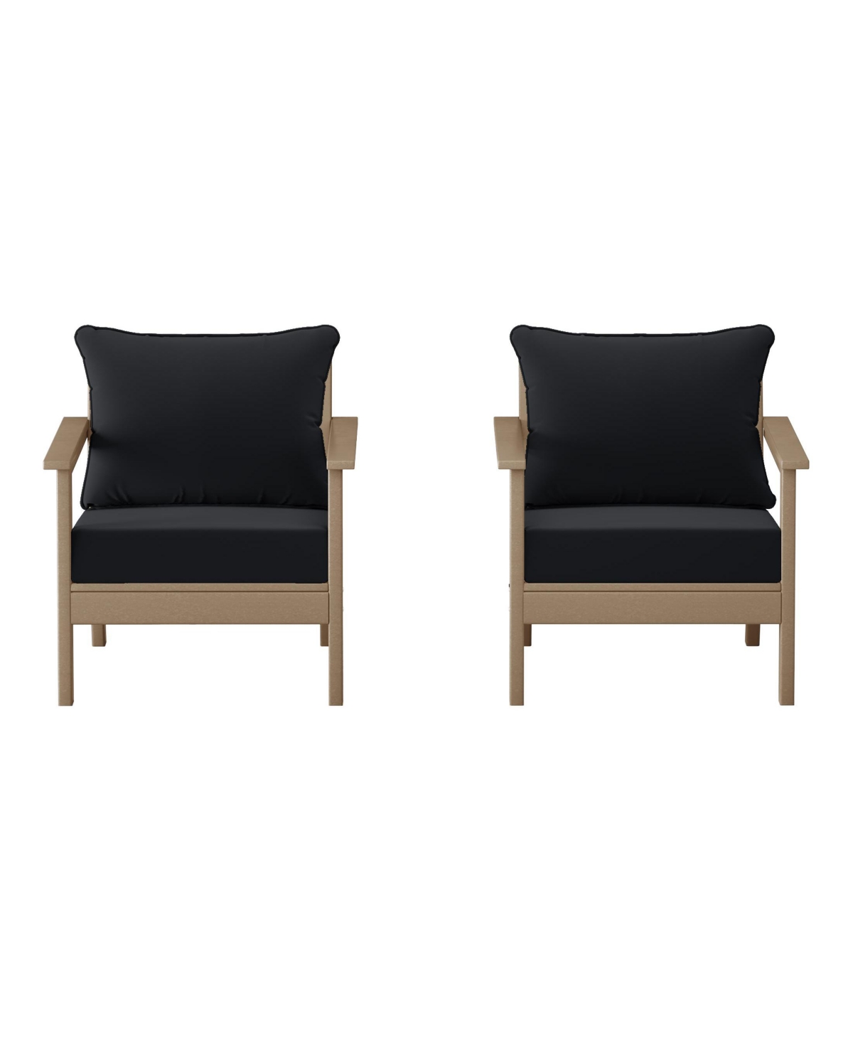 Click here for WestinTrends Outdoor Modern Hdpe Patio Weathered W... prices