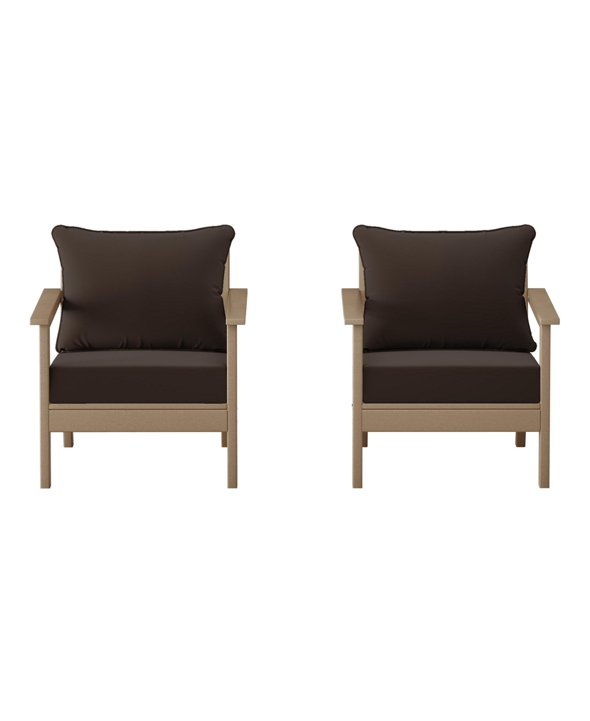 Click here for WestinTrends Outdoor Modern Hdpe Patio Weathered W... prices