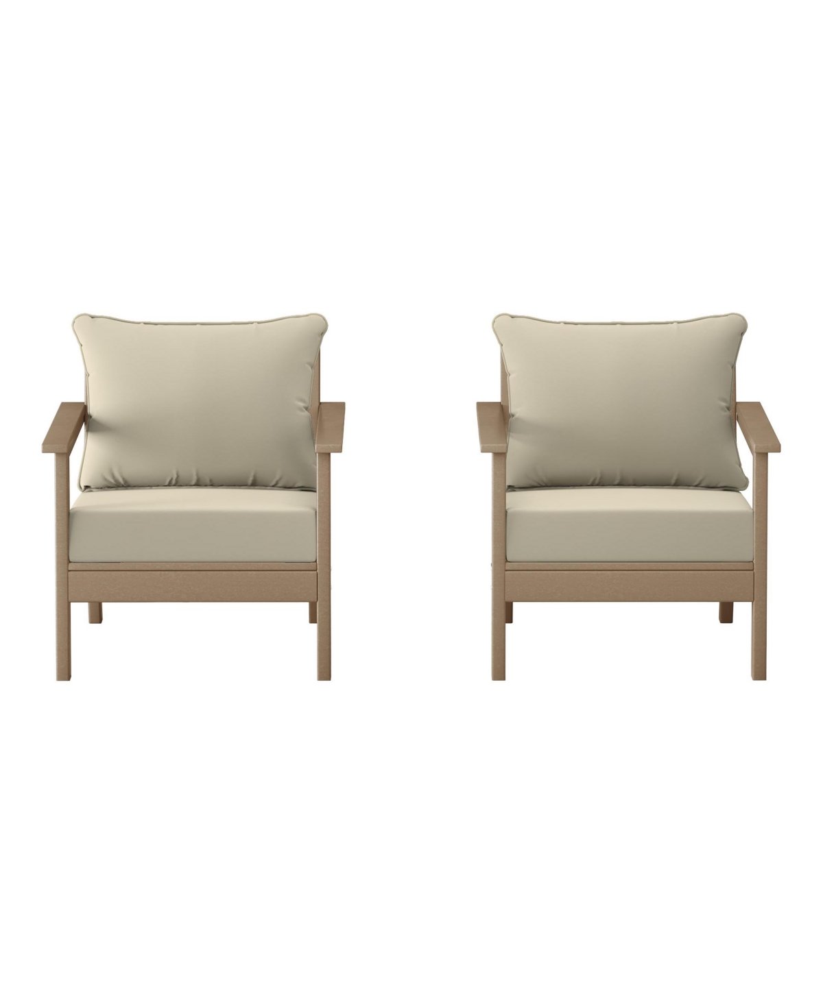 Click here for WestinTrends Outdoor Modern Hdpe Patio Weathered W... prices