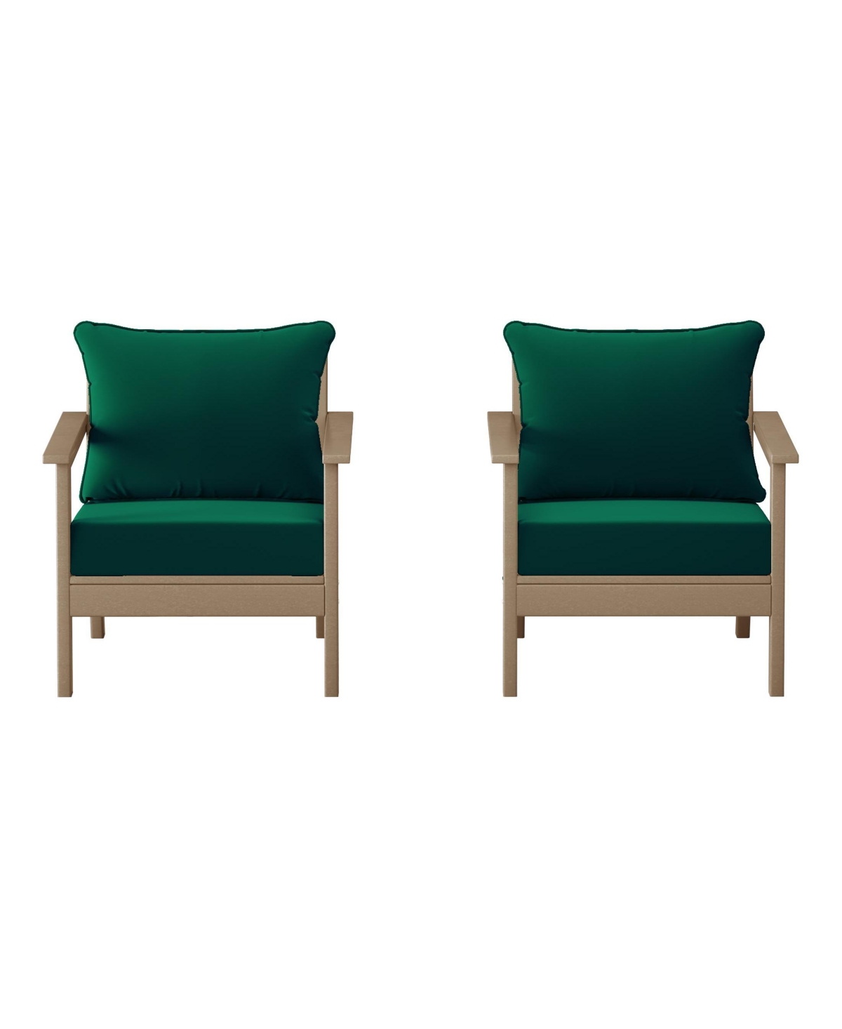 Click here for WestinTrends Outdoor Modern Hdpe Patio Weathered W... prices