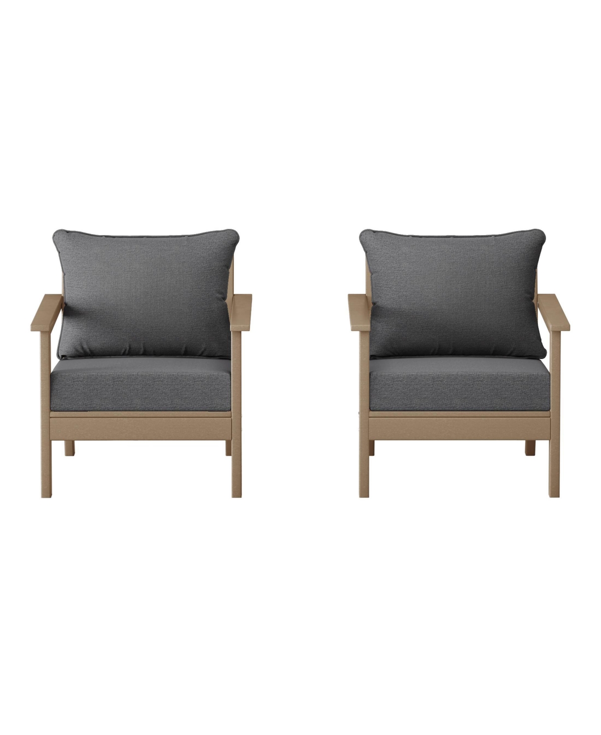 Click here for WestinTrends Outdoor Modern Hdpe Patio Weathered W... prices