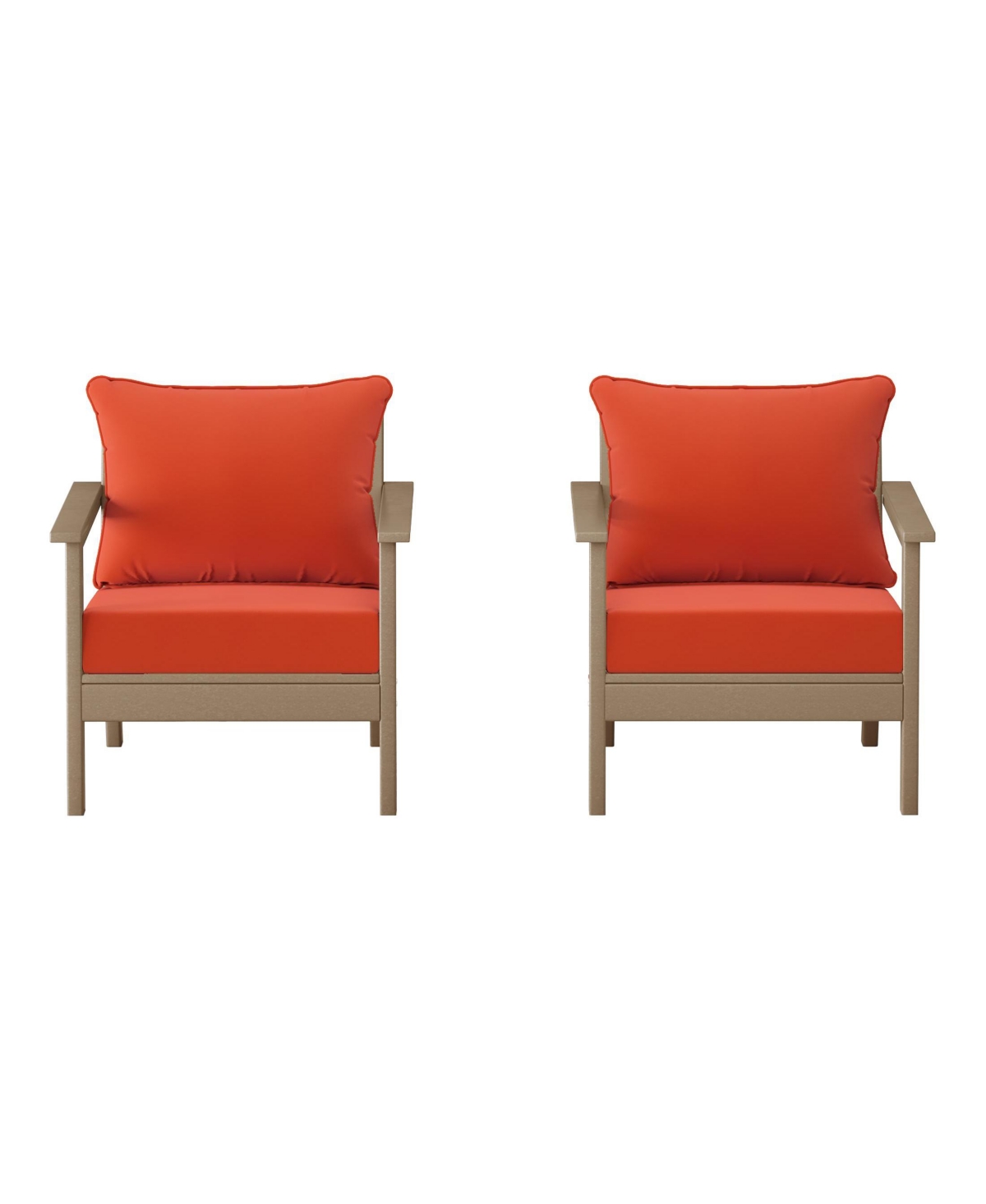 Click here for WestinTrends Outdoor Modern Hdpe Patio Weathered W... prices