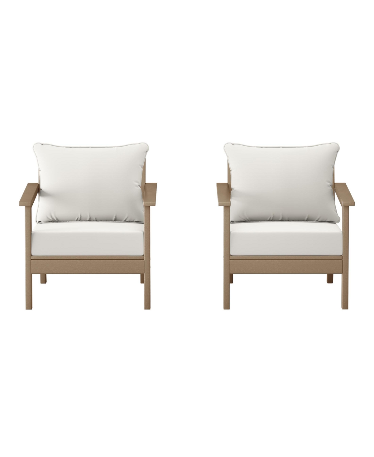 Click here for WestinTrends Outdoor Modern Hdpe Patio Weathered W... prices