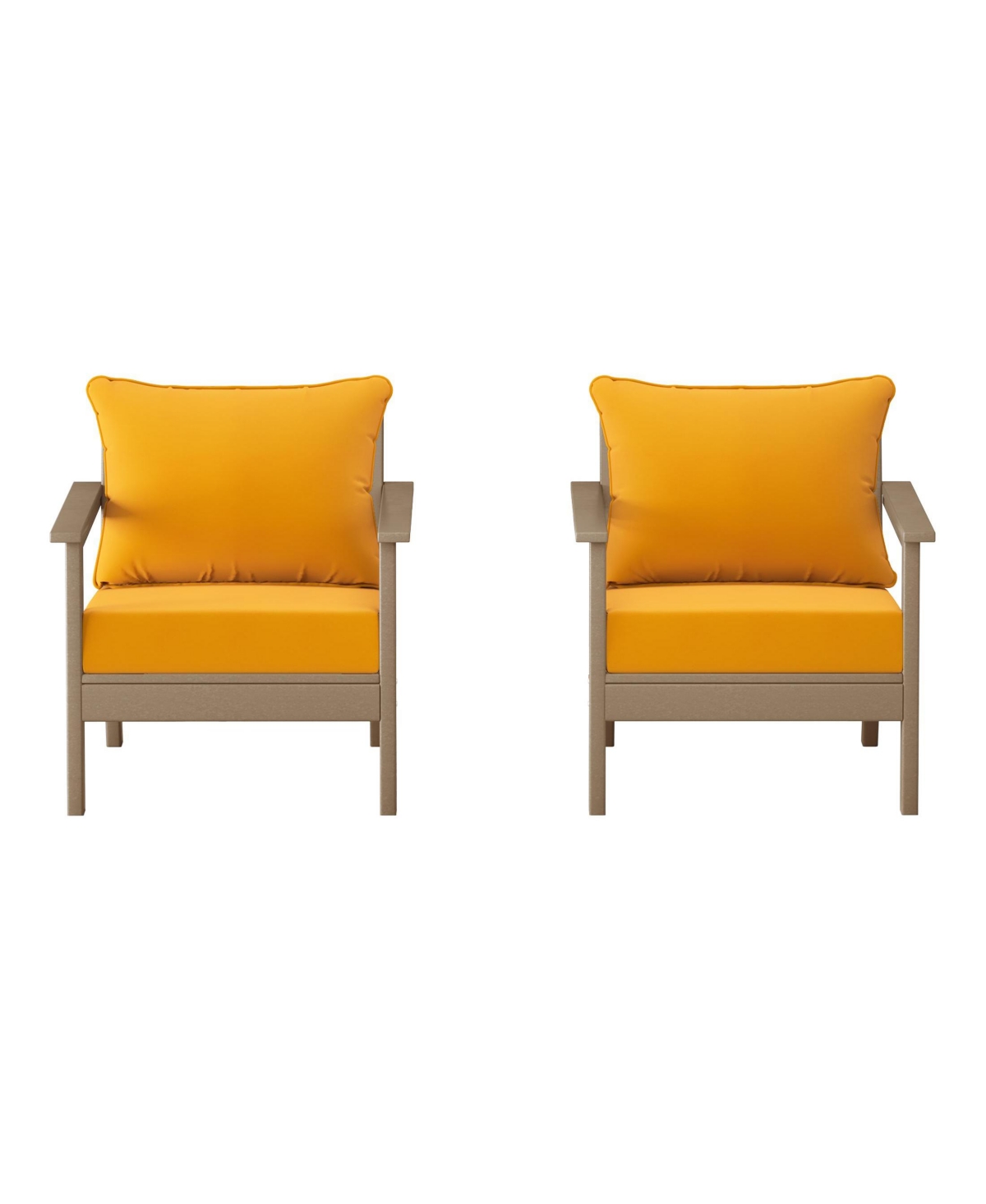 Click here for WestinTrends Outdoor Modern Hdpe Patio Weathered W... prices