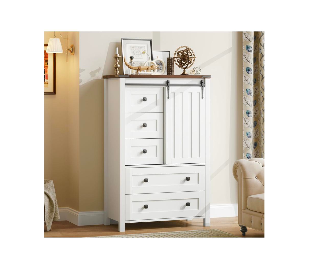 Click here for gaomon Dresser  5 Drawers Dresser for Bedroom with... prices