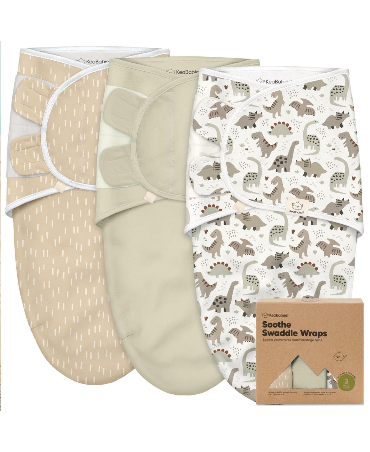 Click here for KeaBabies 3pk Soothe Baby Swaddle  Organic Baby Sw... prices