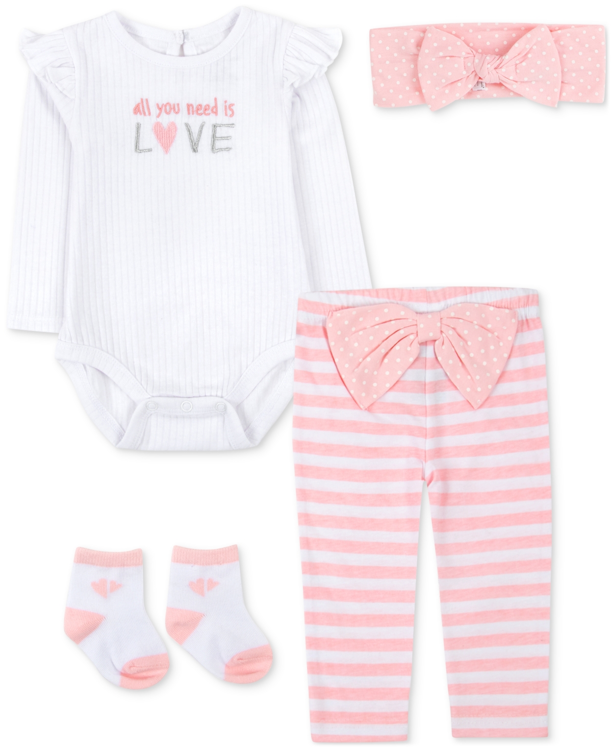 Click here for Baby Essentials Baby Girls Love Bodysuit  Leggings... prices