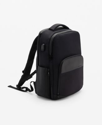 Mango Men's USB Connection Water-Repellent Backpack - Macy's