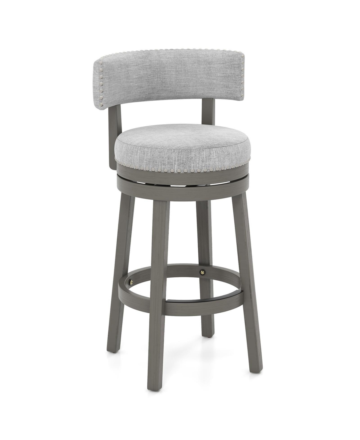 Click here for Gouun 31 Inch Swivel Bar Stool with Upholstered Ba... prices
