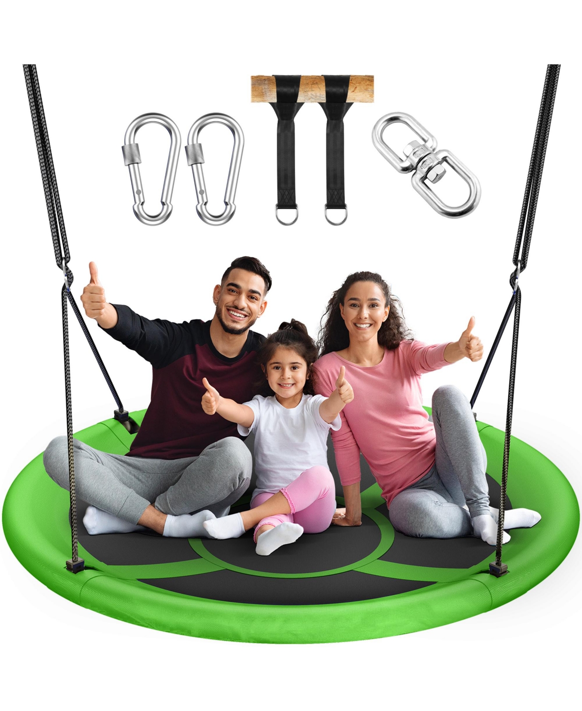 Click here for Everyfun 43 Saucer Tree Swing for Kids Adult  Wate... prices