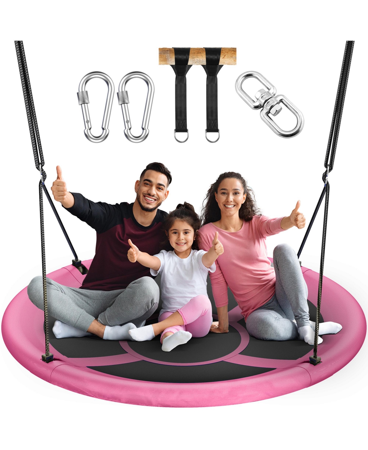Click here for Everyfun 43 Saucer Tree Swing for Kids Adult  Wate... prices