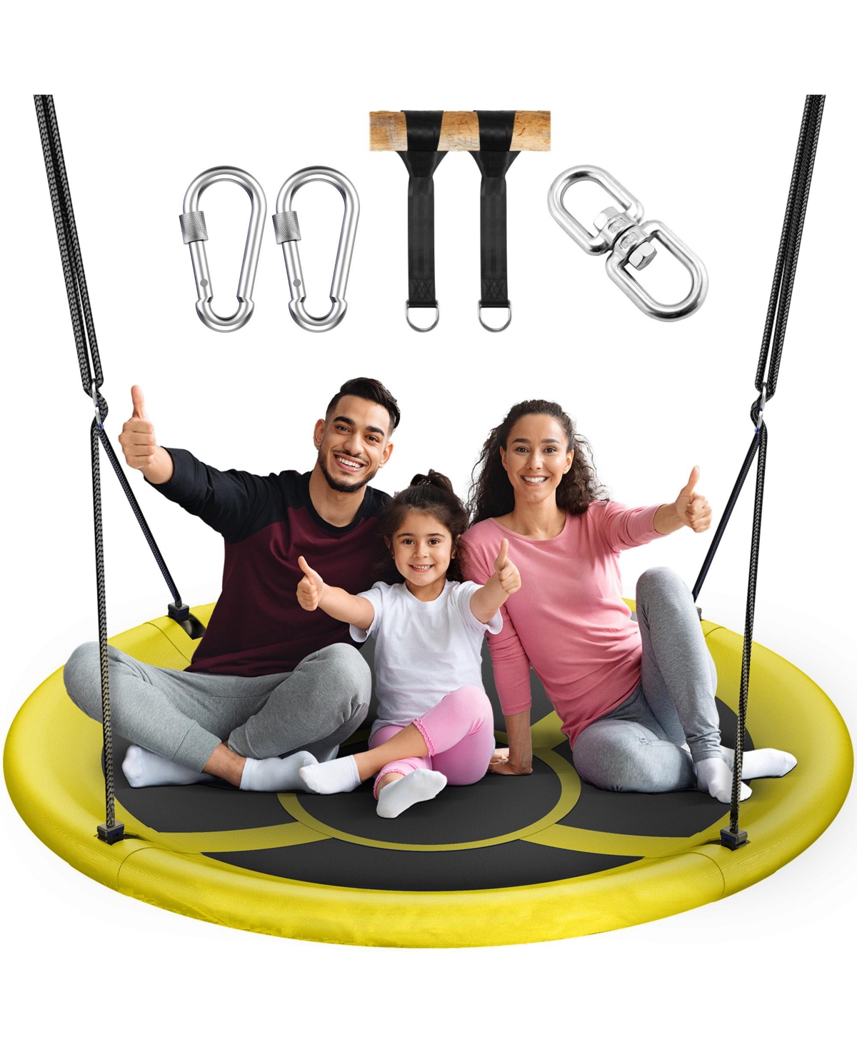 Click here for Everyfun 43 Saucer Tree Swing for Kids Adult  Wate... prices