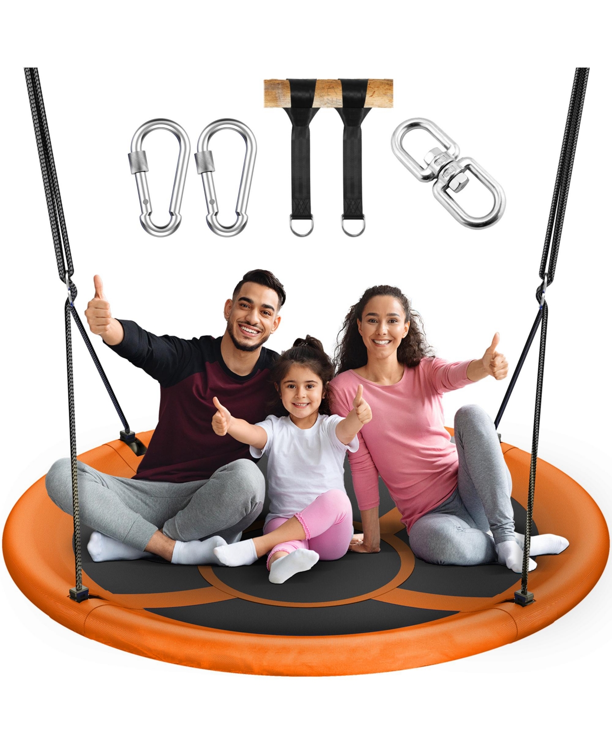 Click here for Everyfun 43 Saucer Tree Swing for Kids Adult  Wate... prices