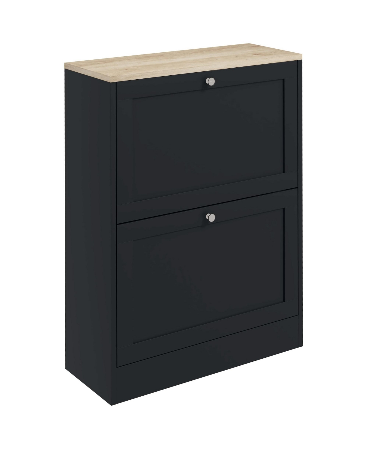Click here for Homcom Slim Shoe Cabinet with 2 Flip Drawers & Adj... prices