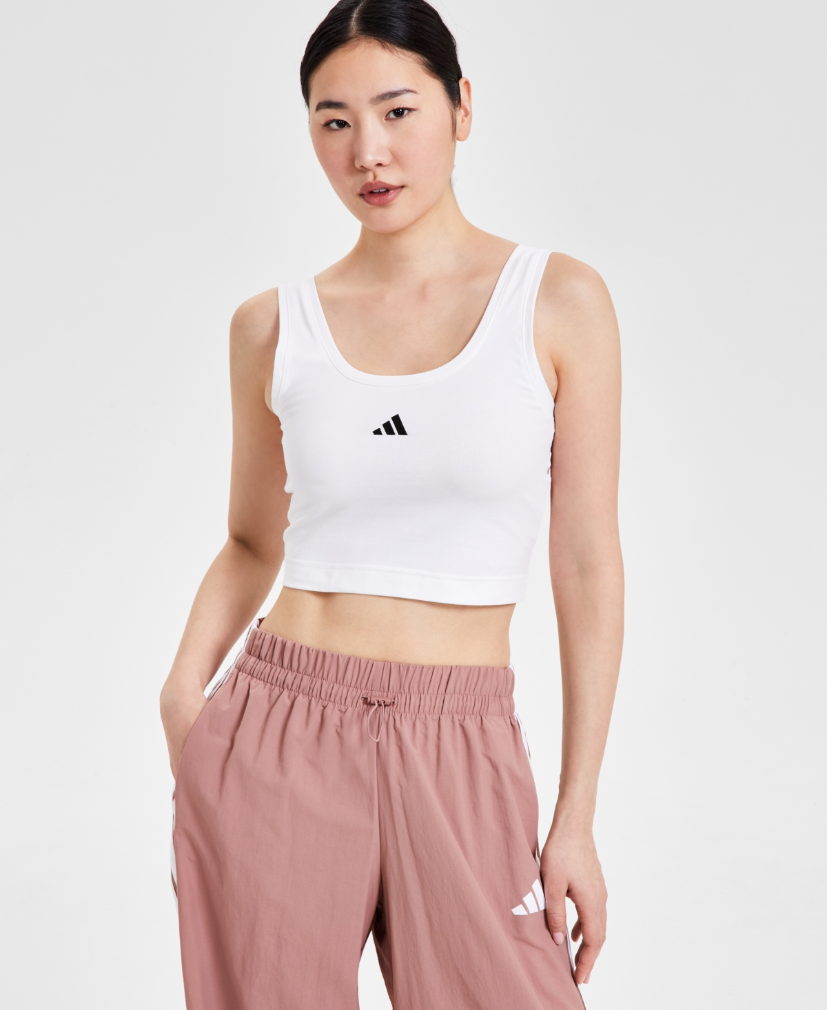 Click here for adidas Womens Essentials Small Logo Cotton Tank To... prices