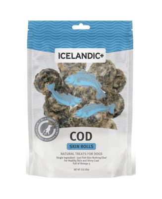 Icelandic+ Cod Skin Rolls - Dog Treat 3oz - Macy's
