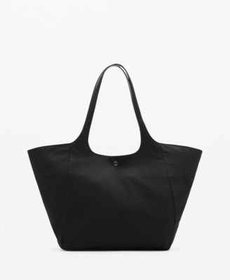 Mango Women's Double Handles Nylon Bag - Macy's