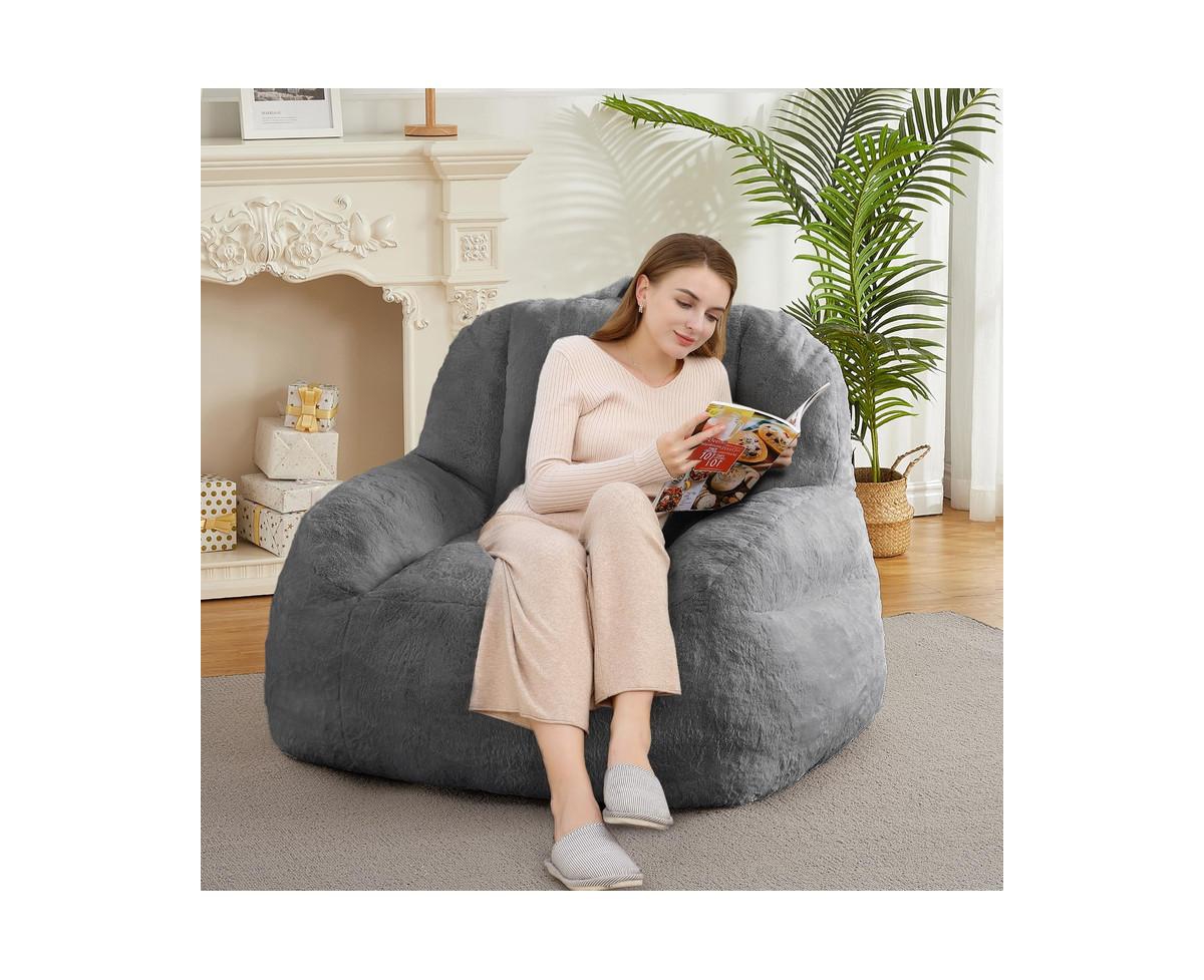 Click here for gaomon Giant Bean Bag Chair  Faux Fur Stuffed Bean... prices