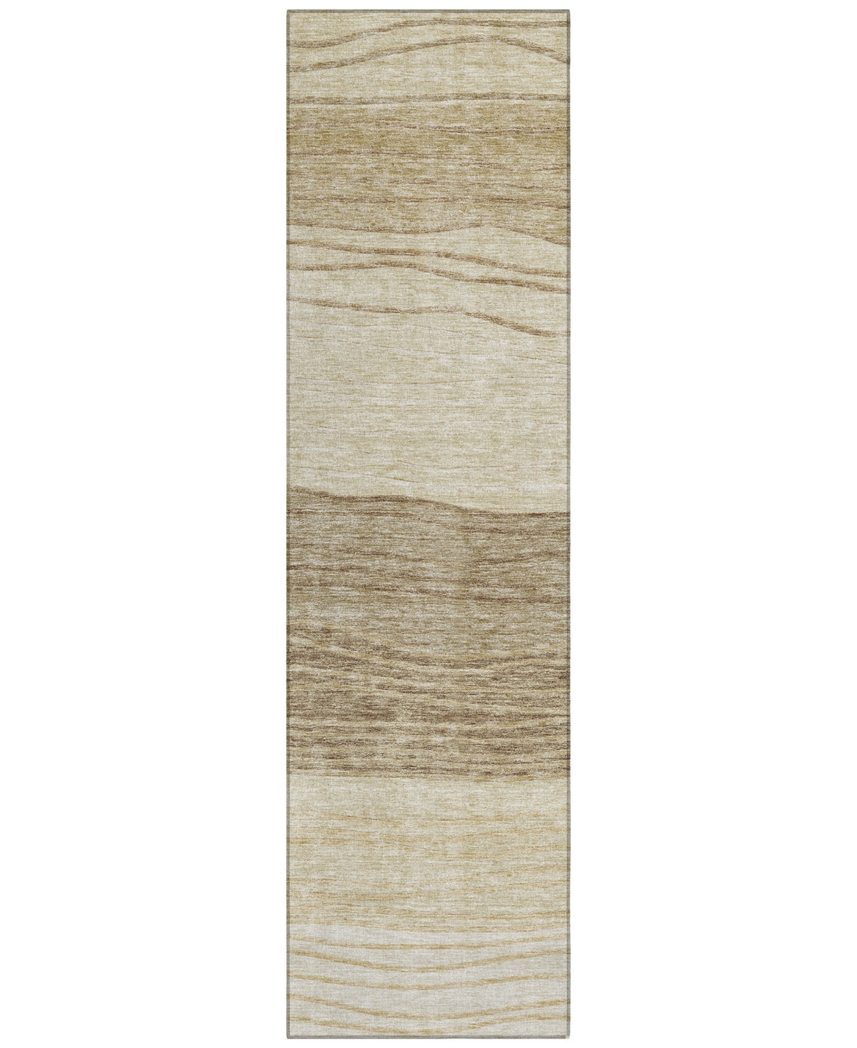 Addison Chantille Machine Washable ACN735 23x76 Runner Area Rug - Beige