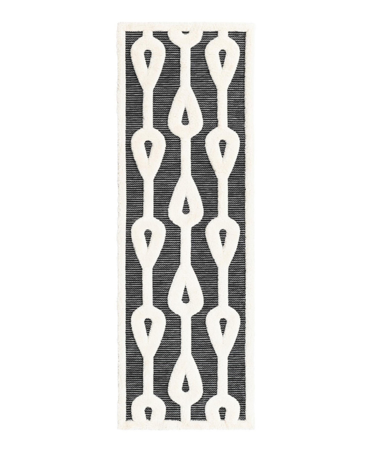 Click here for Bayshore Home Textured Tones Drops 27x8 Runner Are... prices