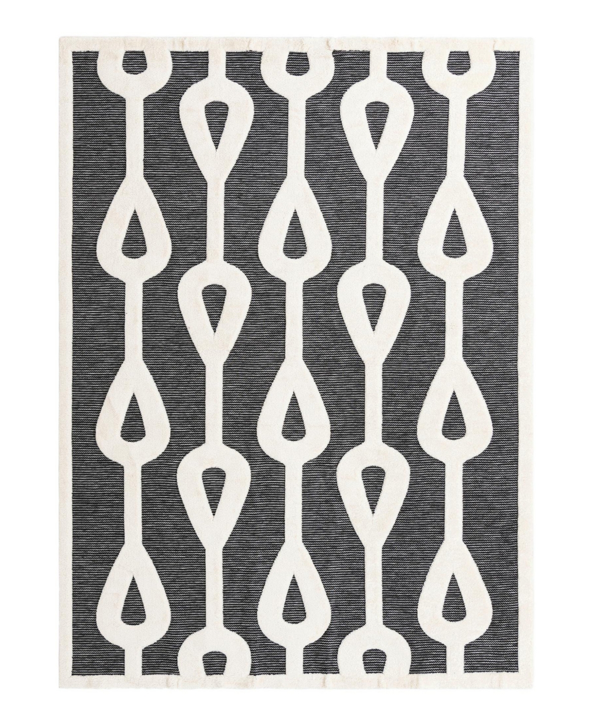 Click here for Bayshore Home Textured Tones Drops 9x12 Area Rug -... prices