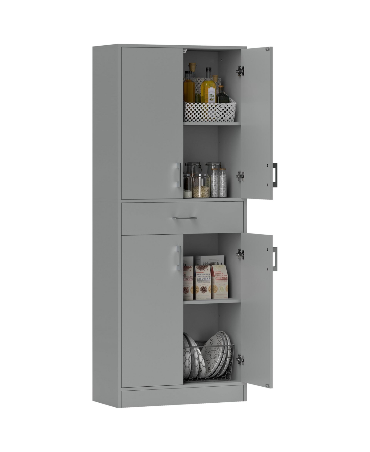 Click here for Homcom 71 Kitchen Pantry Cabinet with Drawer and A... prices