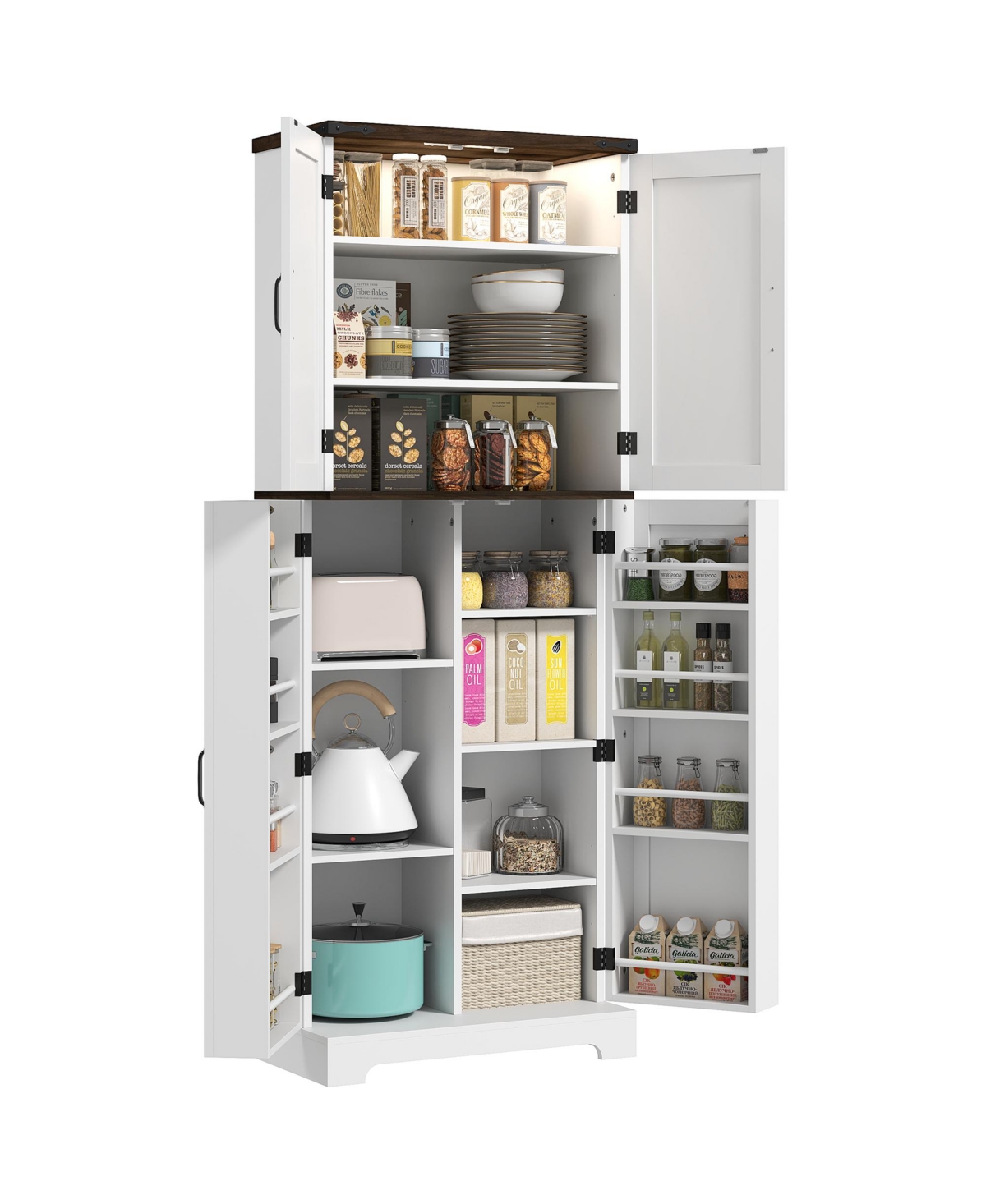 Click here for Homcom 64 Kitchen Pantry Storage Cabinet with Moti... prices