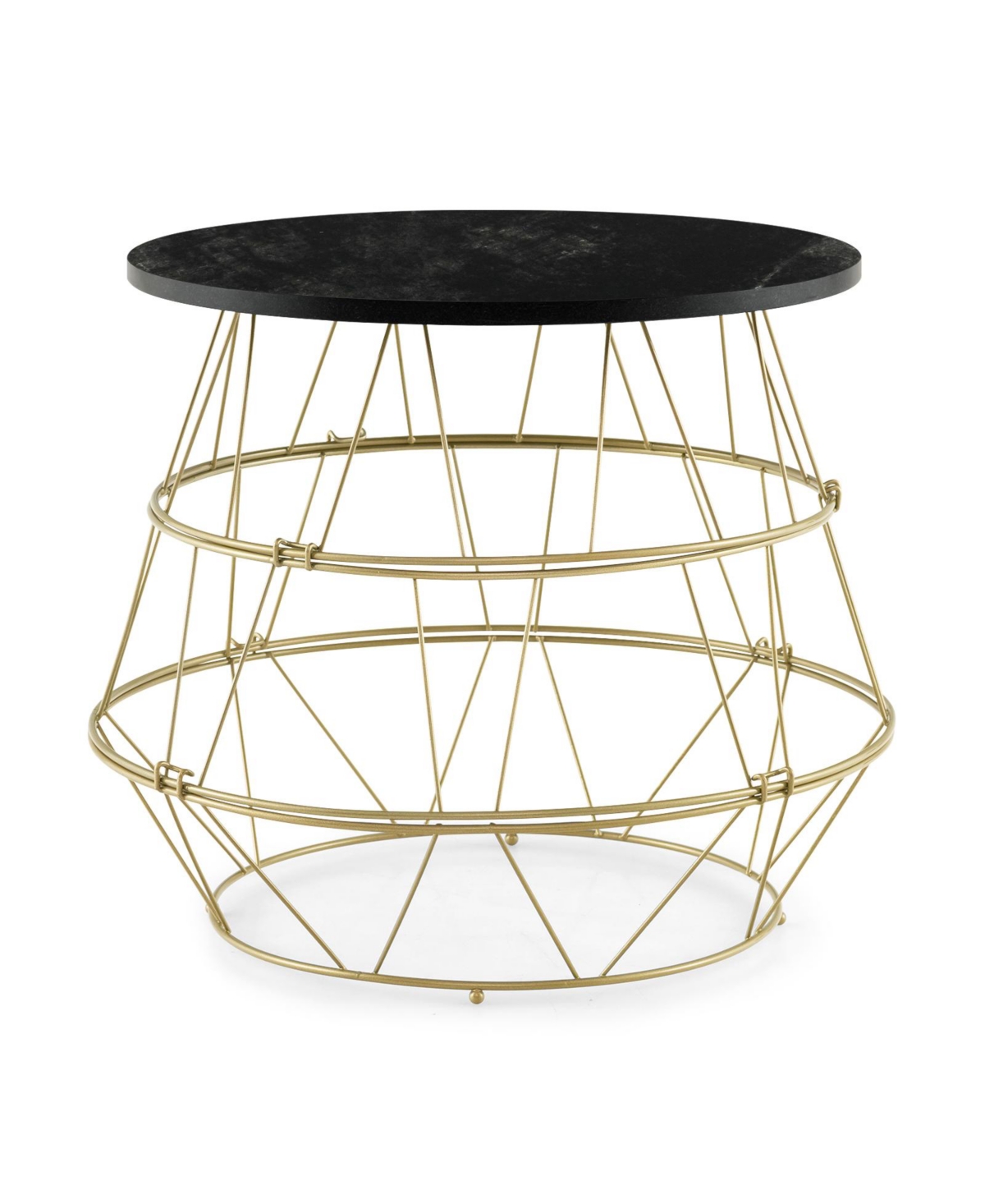 Click here for Gouun Round Metal Frame End Table with Removable T... prices
