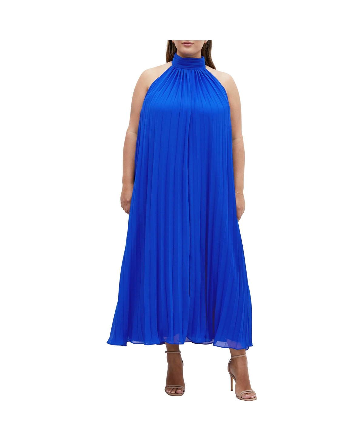 Click here for City Chic Plus Size Aida Maxi Dress - Cobalt prices