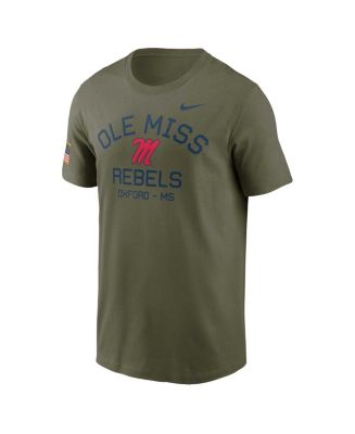 Nike Men's Olive Ole Miss Rebels 2024 Military Appreciation Performance ...