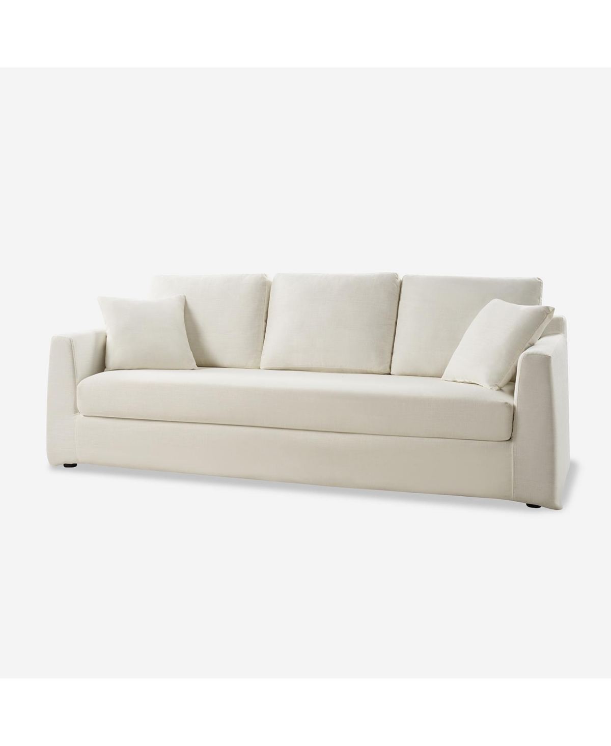 Click here for Hulala Home Zacharias Modern 85 Slipcovered Sofa w... prices