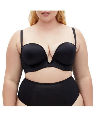 CITY CHIC Plus Size Shapely Plunge Bra - Macy's