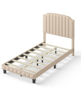 Click here for Gouun Heavy Duty Upholstered Bed Frame With Rivet... prices