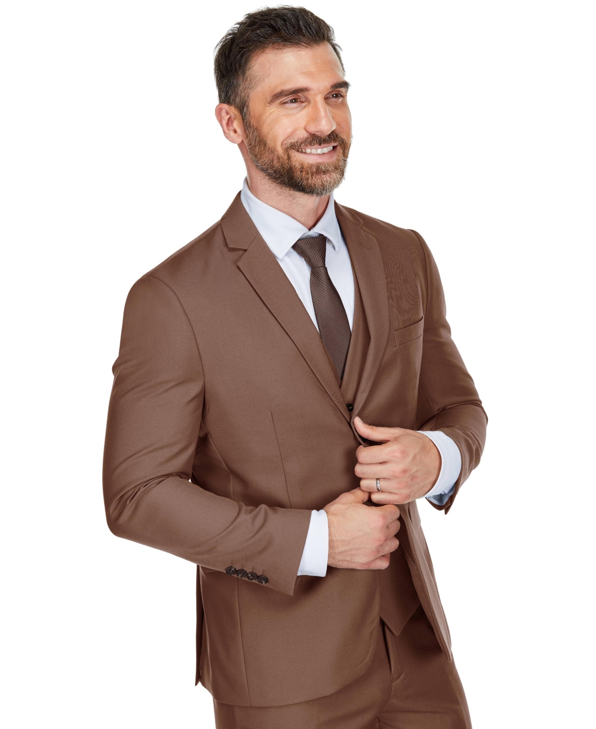 Click here for Braveman Mens 3-Piece Premium Vested 3-Piece Slim... prices