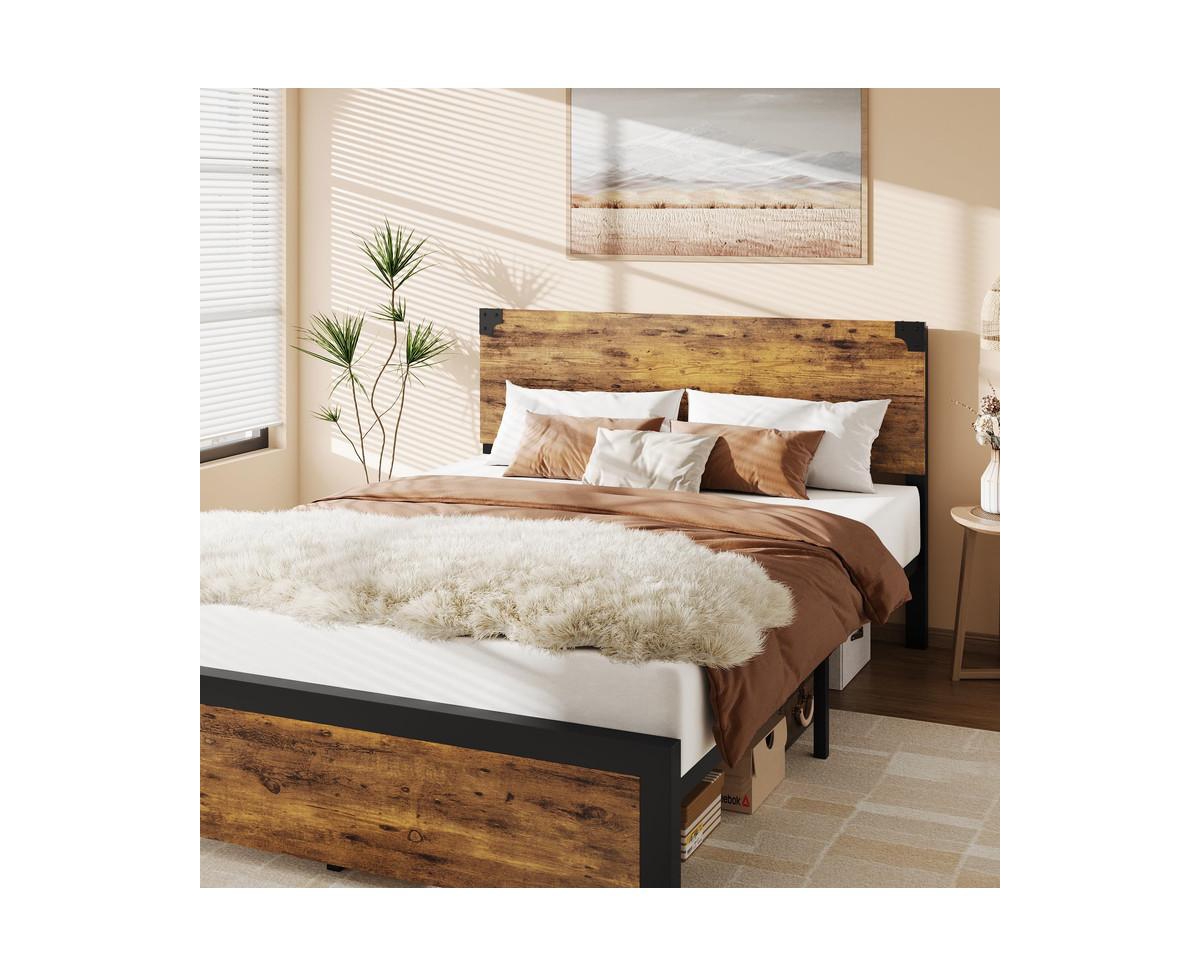 Click here for gaomon Full Size Bed Frame with Wood Headboard  Fu... prices