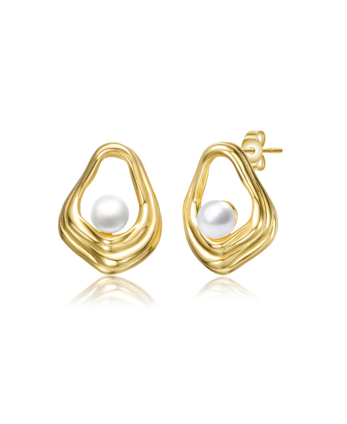 Click here for Sterling Silver 14K Gold Plated with Freshwater Pe... prices