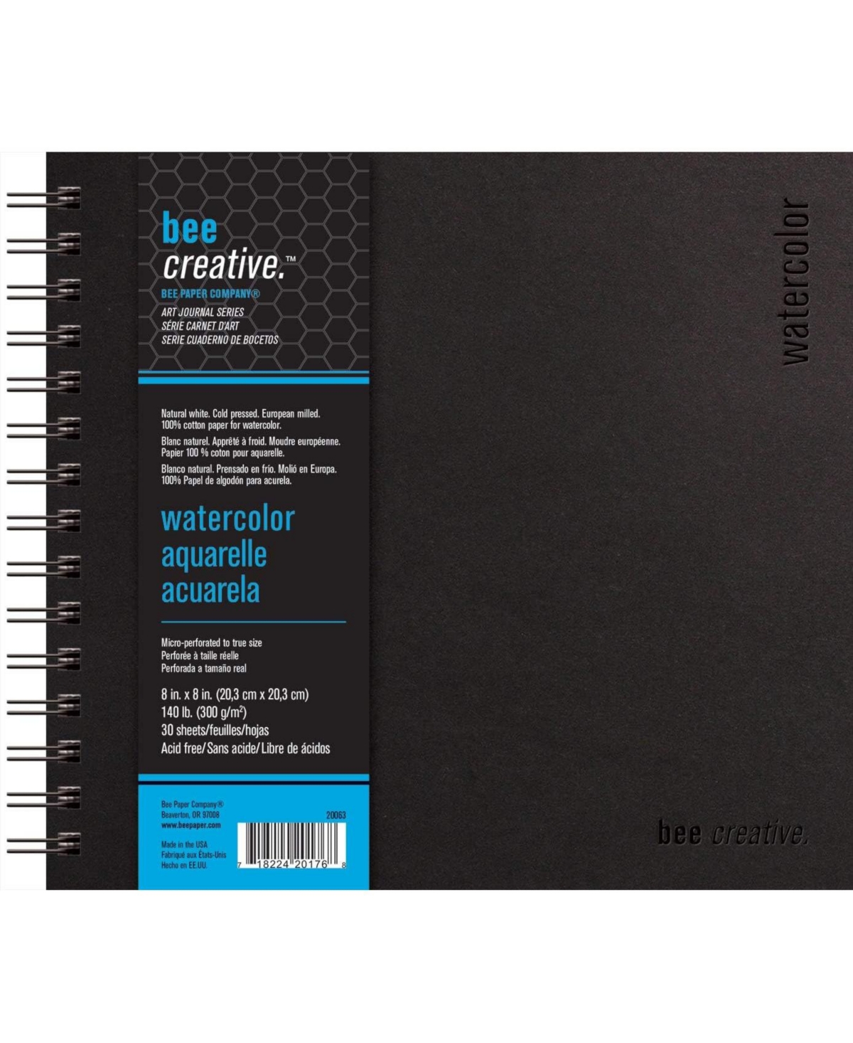Click here for Bee Paper Bee Paper- 8 x 8 Watercolor Art Journal... prices