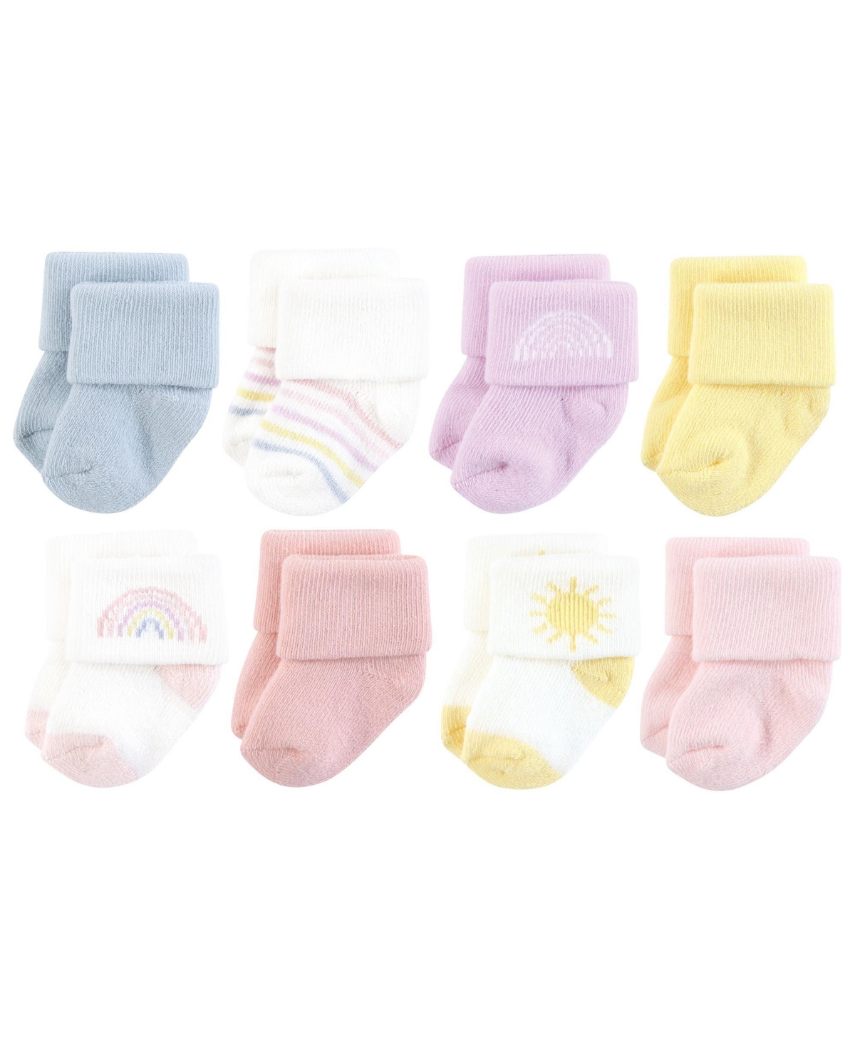 Click here for Hudson Baby Baby Girls Hudson 8Pk Terry Socks - Pa... prices