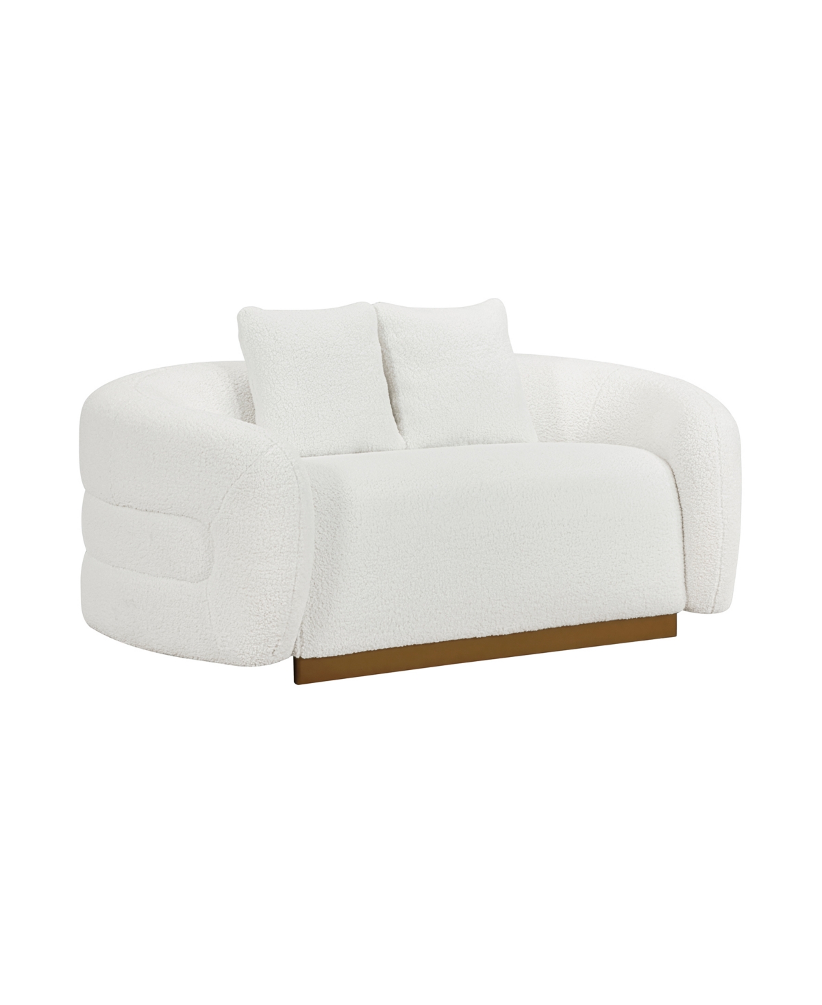 Click here for Homelegance 71 White Label Lyman Sherpa Love Seat... prices