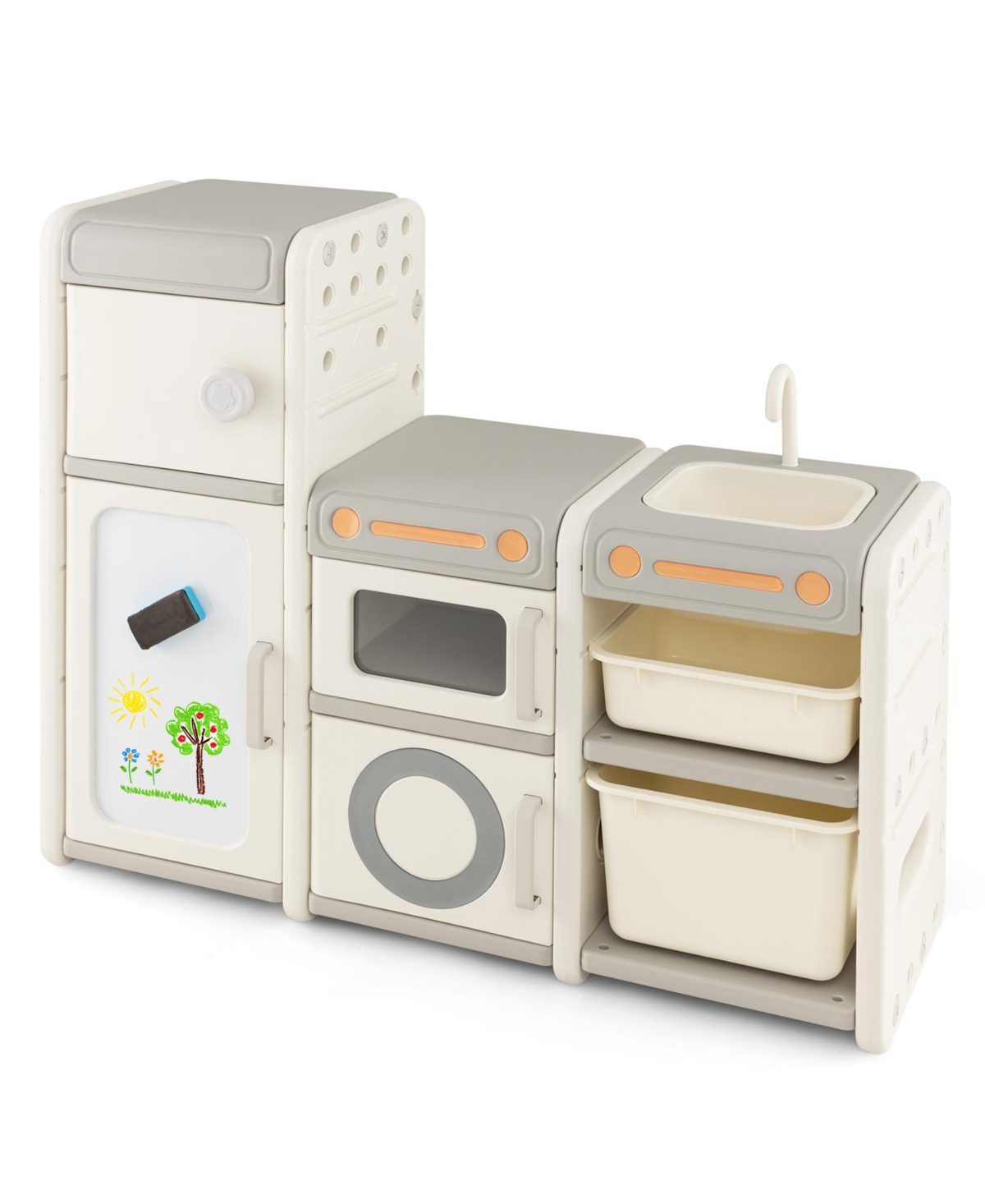 Click here for Gouun Multipurpose Toy Chest and Bookshelf with Ma... prices