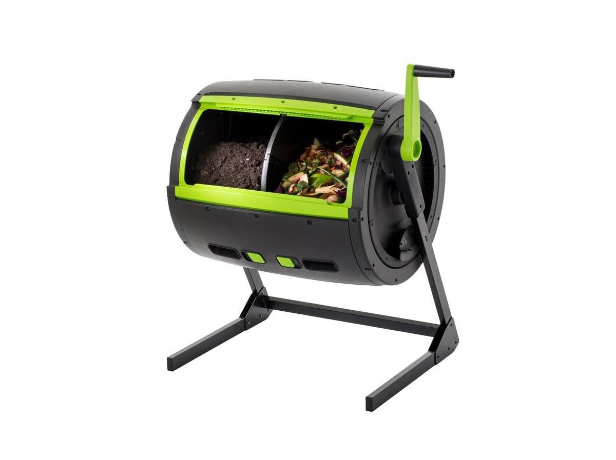 Click here for Slickblue Compost Bin Tumbler with 2 Compartments... prices