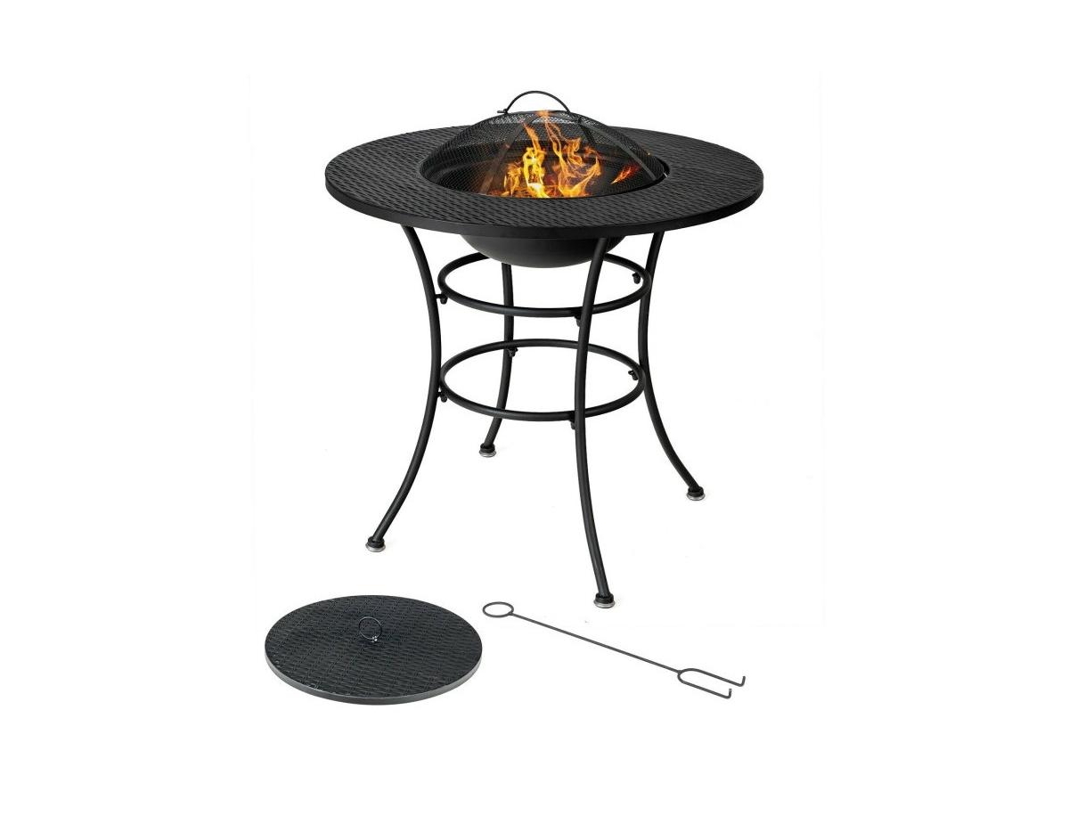 Click here for 4 In 1 Fire Pit  Gri - Black prices