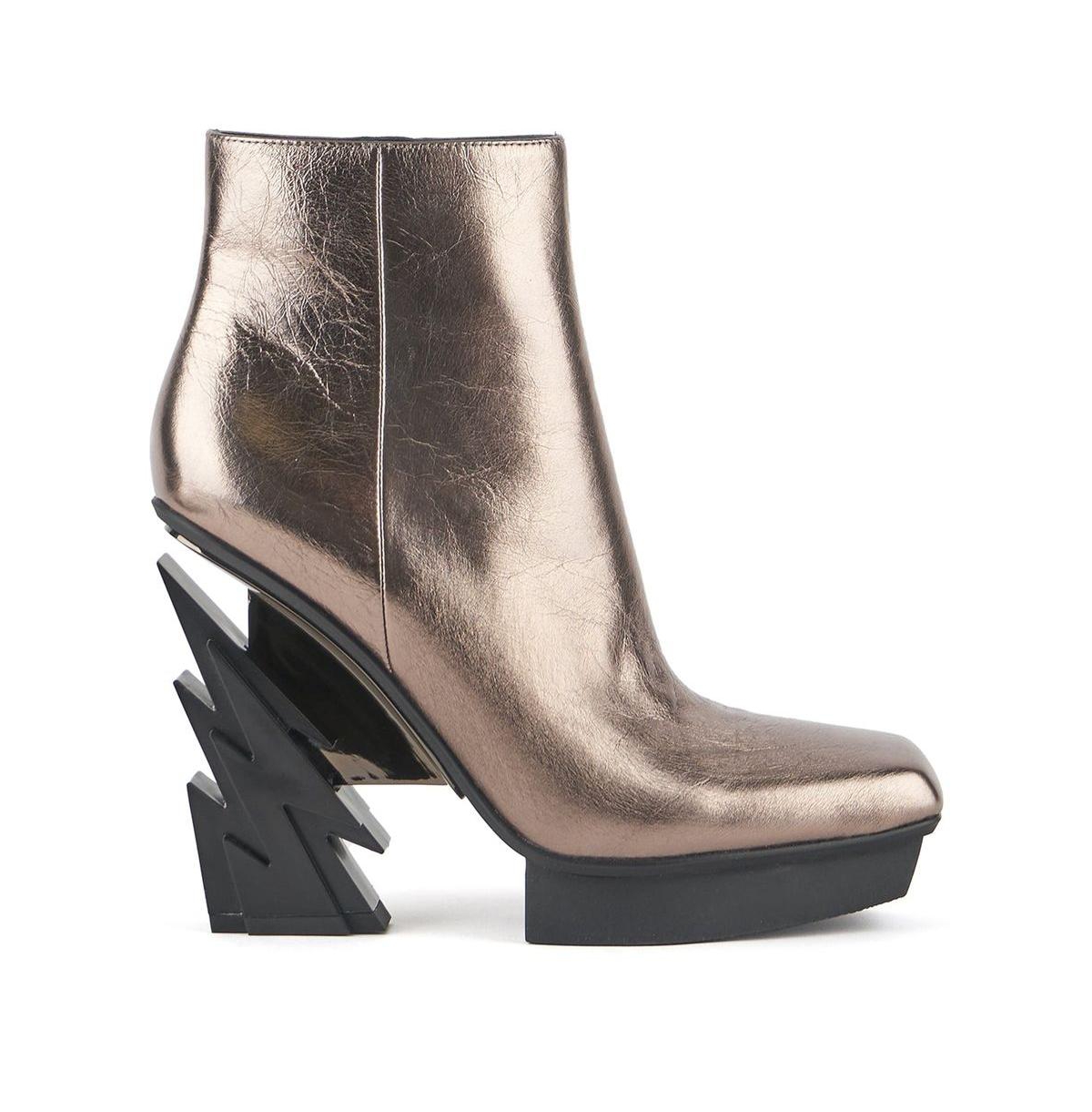 Click here for United Nude Womens Glam Square Boot - Gun metal prices