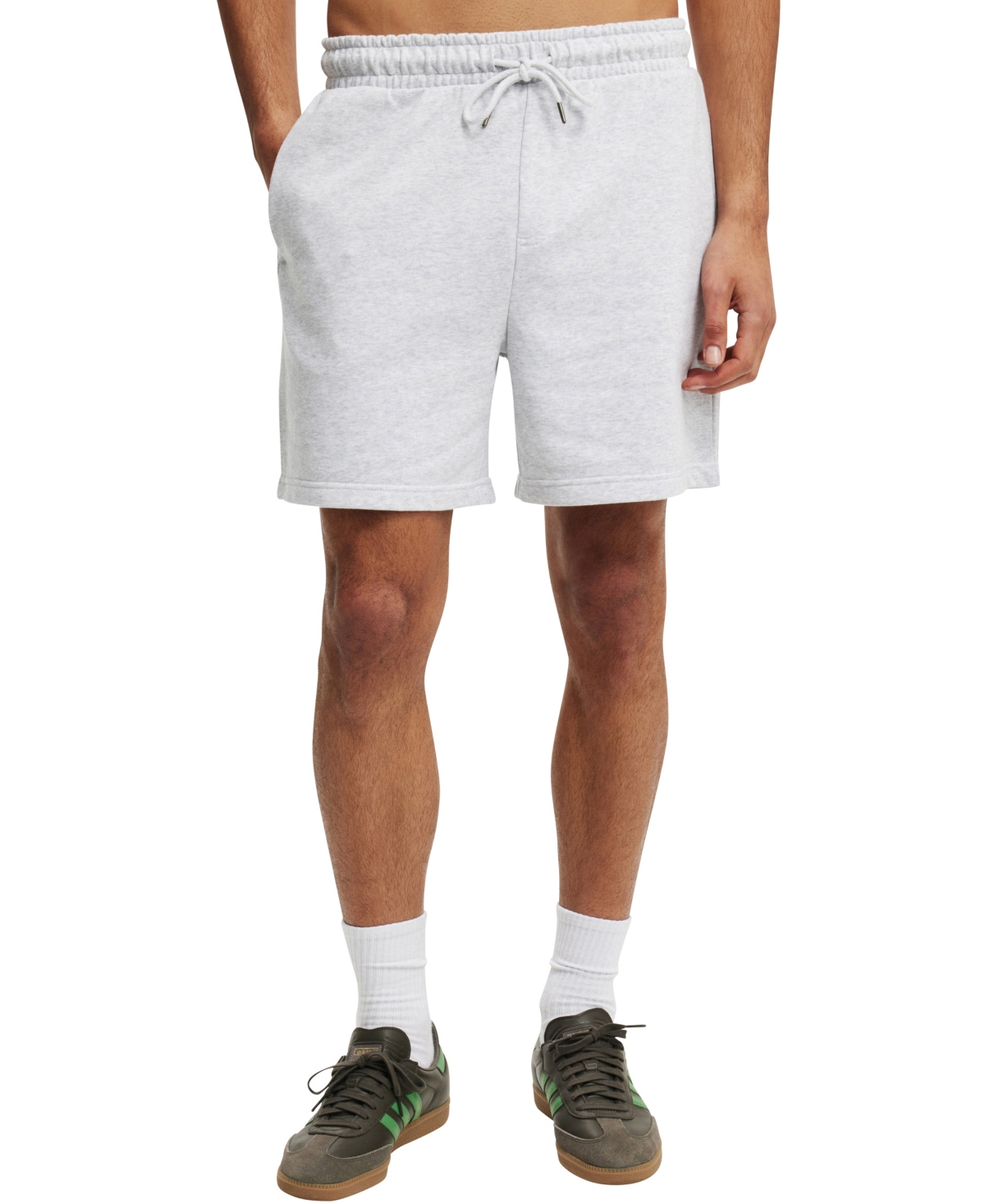 Click here for Cotton On Mens Everyday Fleece Shorts - Grey marle prices