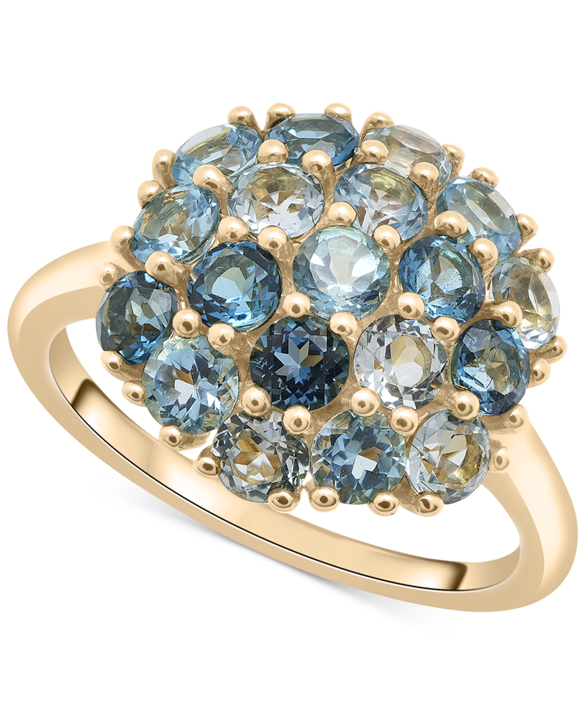 Click here for Macys Multi Topaz Cluster Ring (2-1/2 ct. t.w.) in... prices