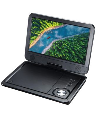 Impecca 10.1” Portable DVD Player with Swivel Screen and USB/SD Slots ...