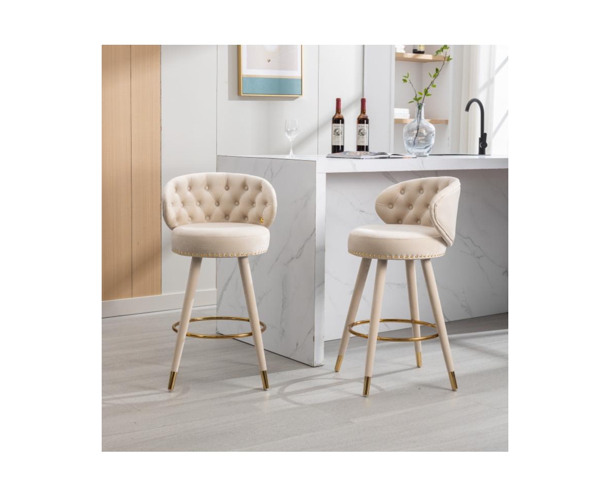 Click here for 360° Swivel Counter Height Bar Stools Set of... prices
