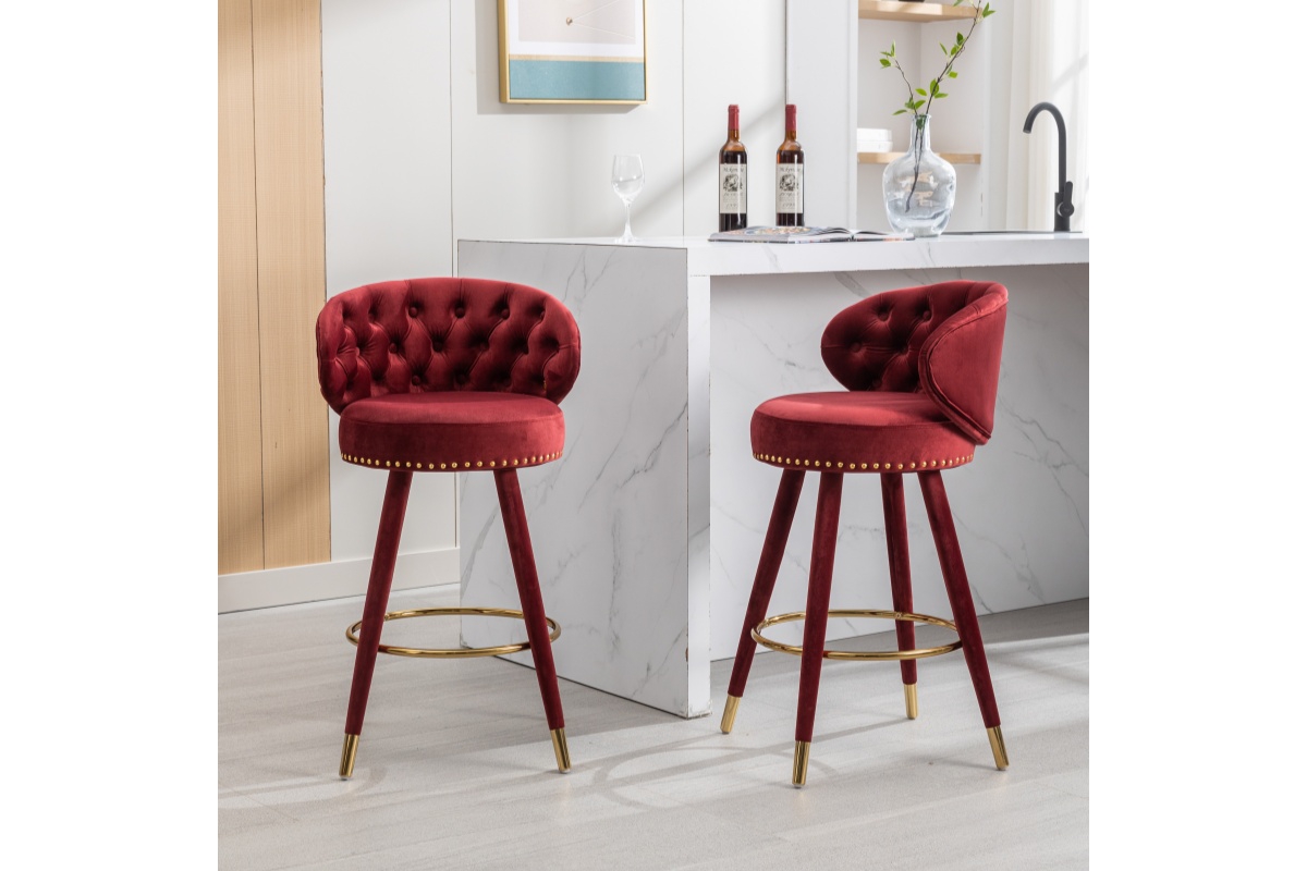 Click here for 360° Swivel Counter Height Bar Stools Set of... prices