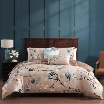 Click here for Bebejan Blue Blossom 5 Piece Reversible Comforter... prices